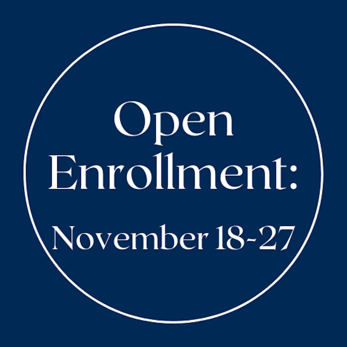 Prepare for Open Enrollment - Enroll Now! | Bethel University